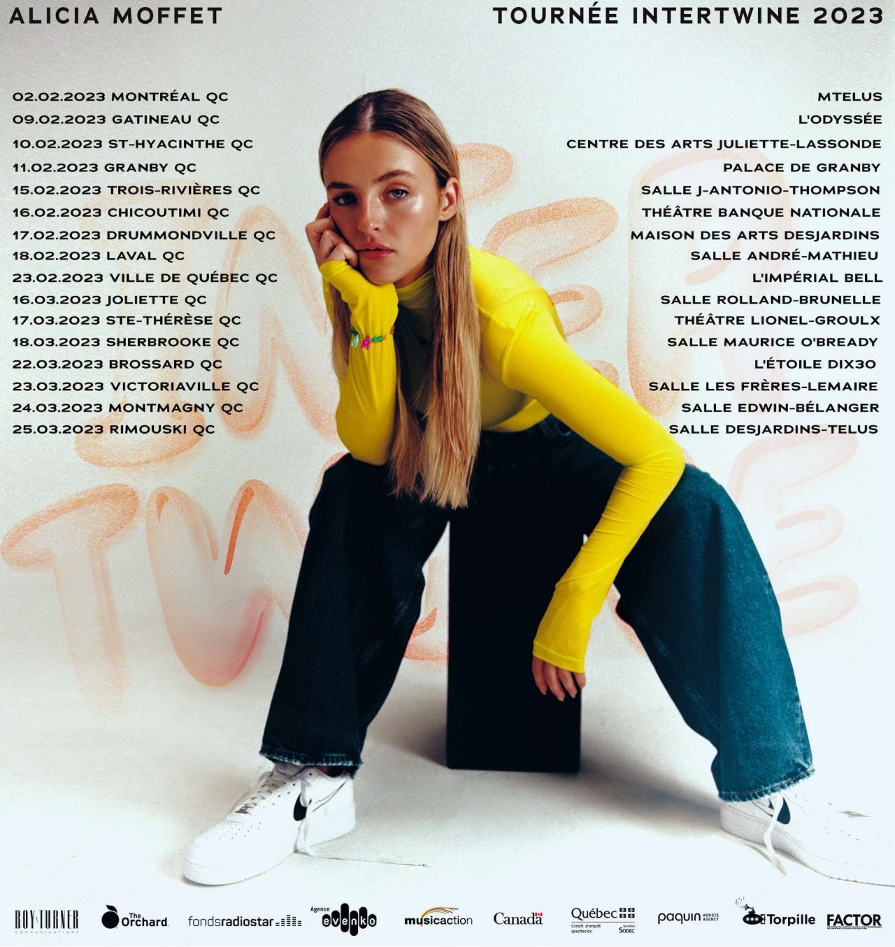 Alicia Moffet annonce une tournée québécoise et l'affiche est magnifique