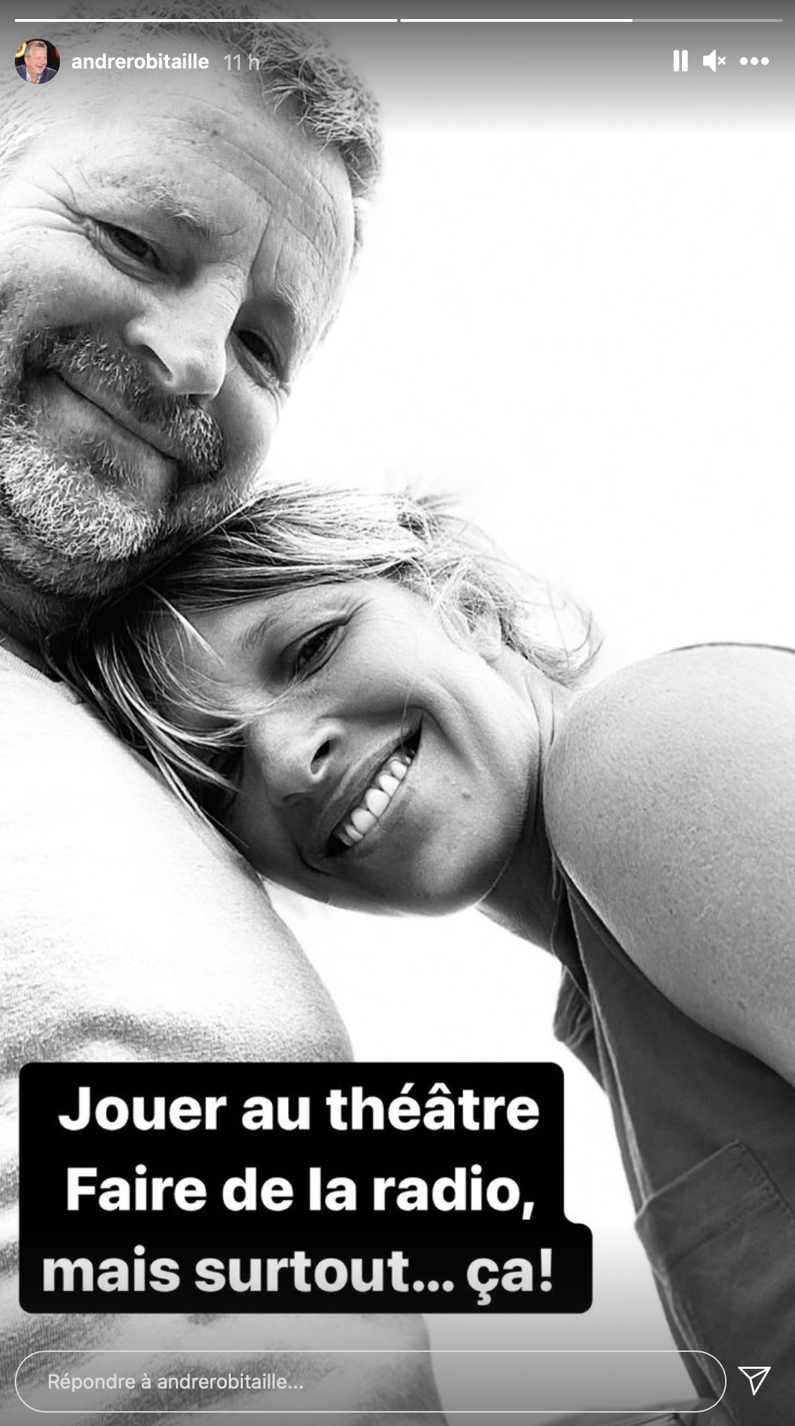 André Robitaille dévoile une magnifique photo avec son amoureuse!