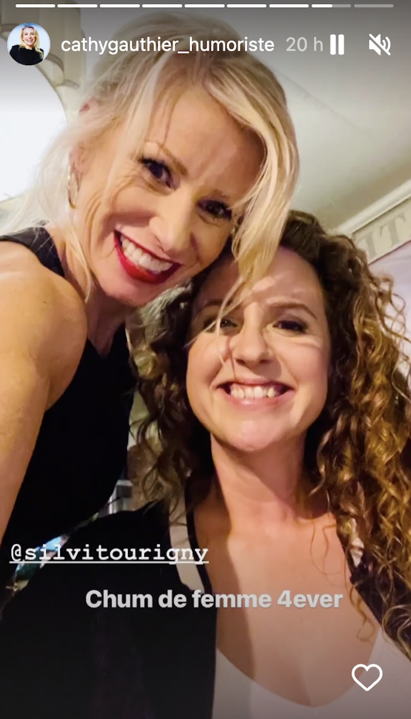 Cathy Gauthier attire tous les regards en robe longue moulante