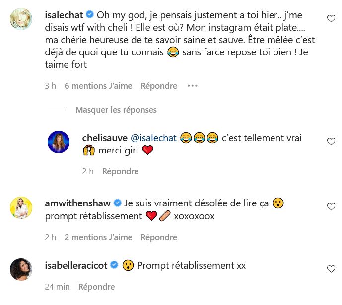 Chéli Sauvé-Castonguay victime d’un accident de voiture