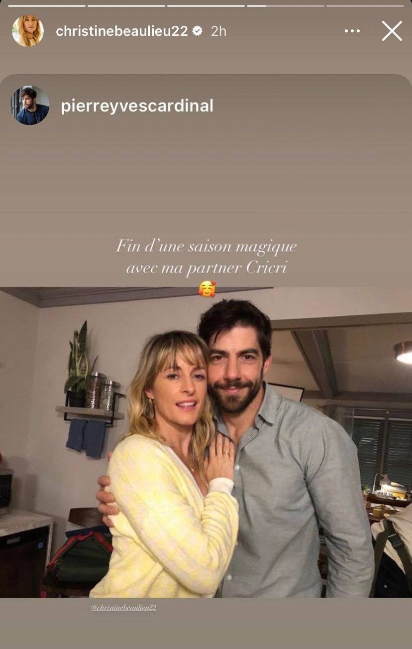 Christine Beaulieu souligne la fin d'un tournage avec de touchantes photos