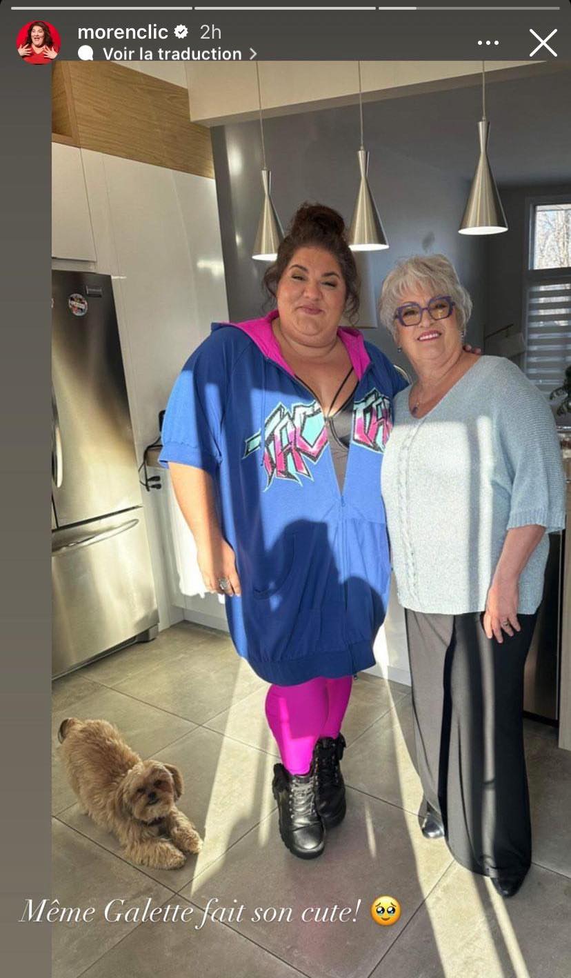 Christine Morency était très bien accompagnée sur le tapis rouge