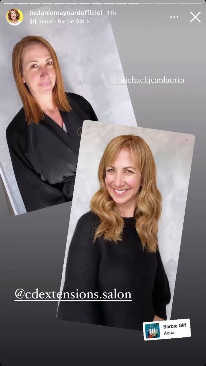 Découvrez le nouveau look de Mélanie Maynard!