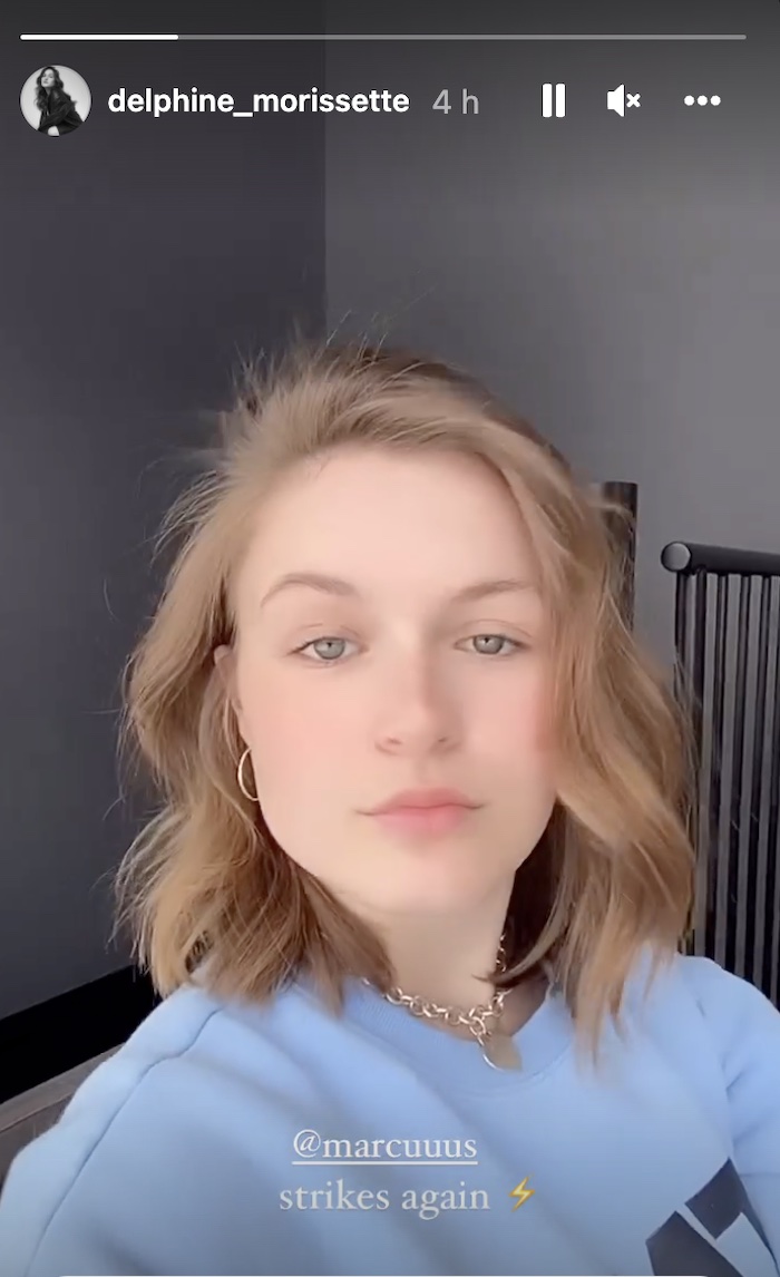 Delphine Morissette dévoile son tout nouveau look!