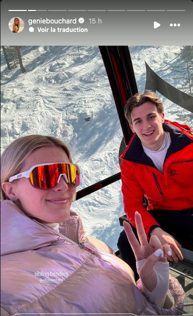 Eugenie Bouchard nous présente son frère