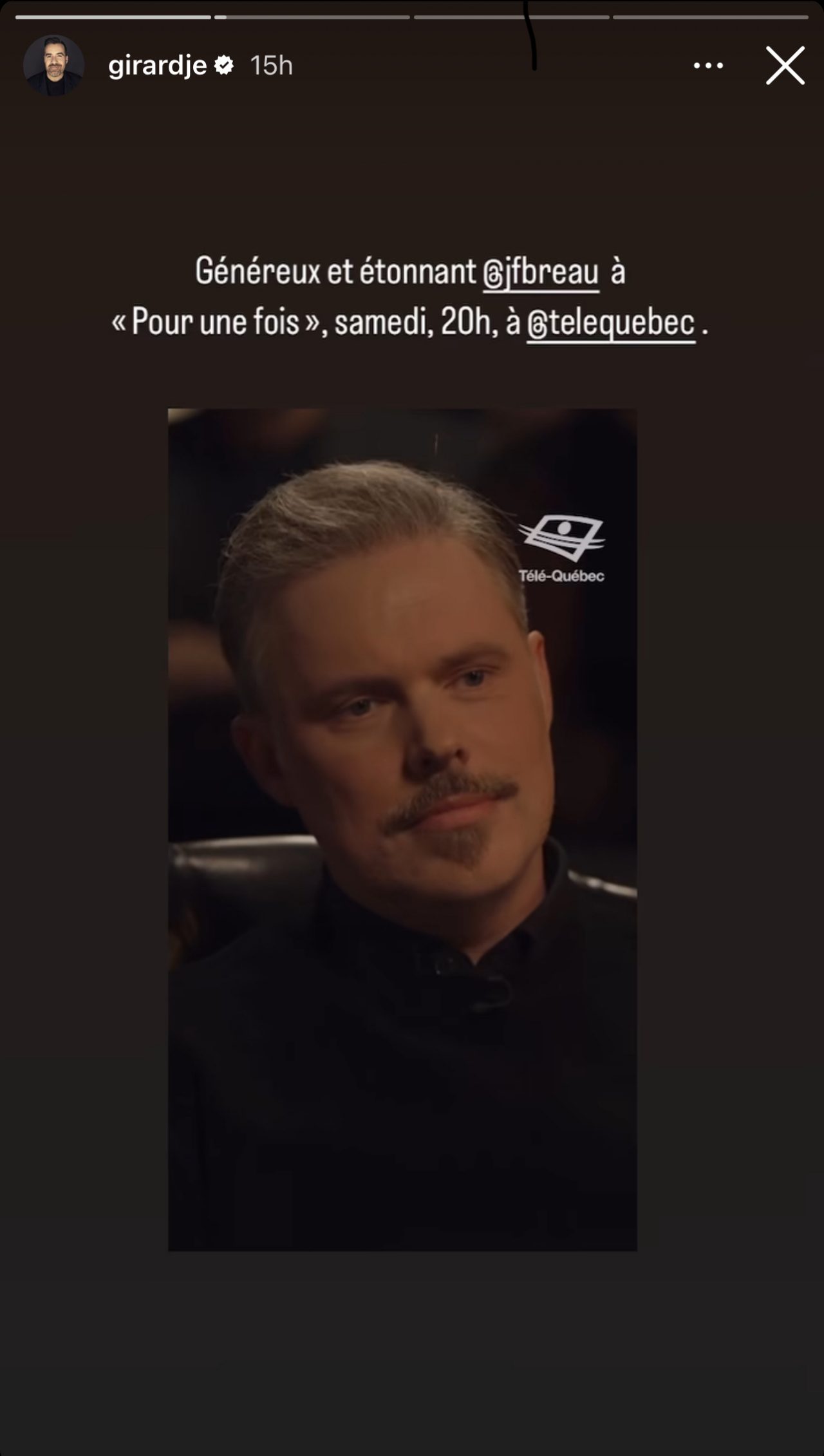 Jean-François Breau se livre: «ç’a pas toujours été le tendre amour»