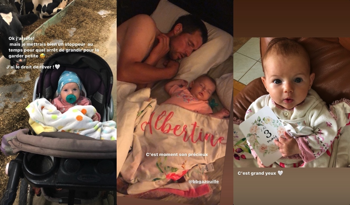 L'amour est dans le pré: 9 photos du nouveau-né de Jessyca