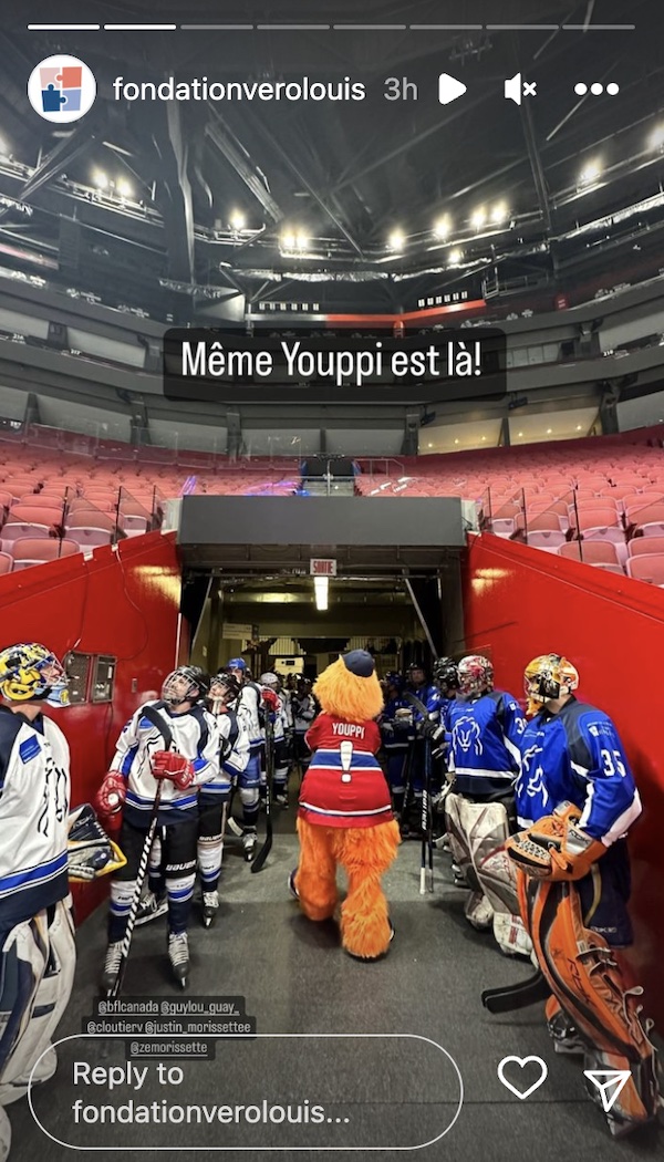Voici pourquoi Louis Morissette s’est retrouvé sur la glace avec Youppi