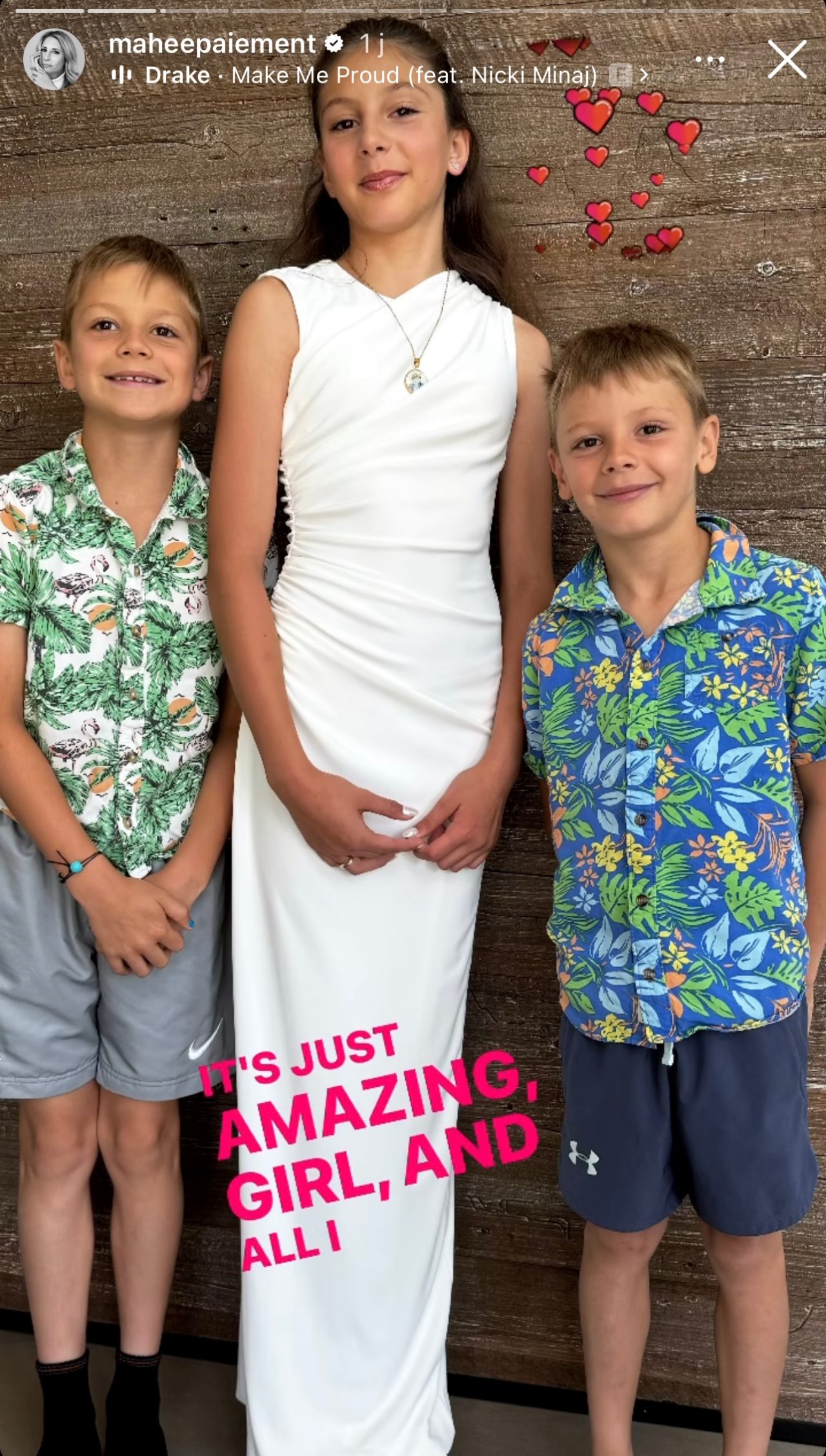 Mahée Paiement: il faut voir comme sa grande fille était élégante pour ...