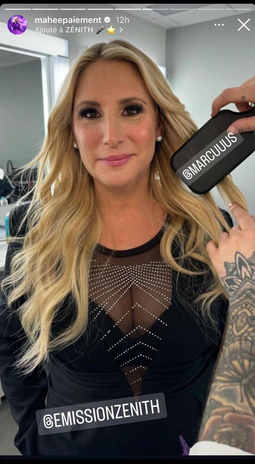 Mahée Paiement donne tout à Zénith dans une robe plus grande que nature