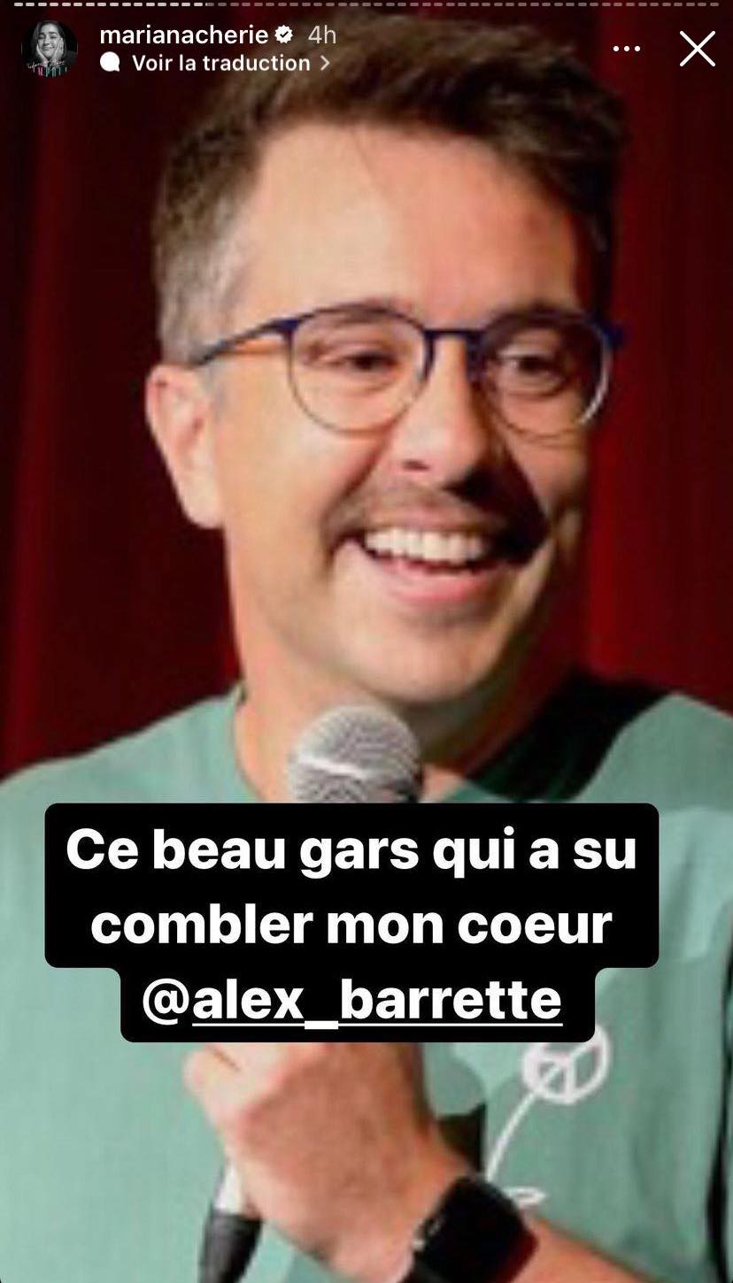 Mariana Mazza dévoile de drôles de photos d'Alexandre Barrette