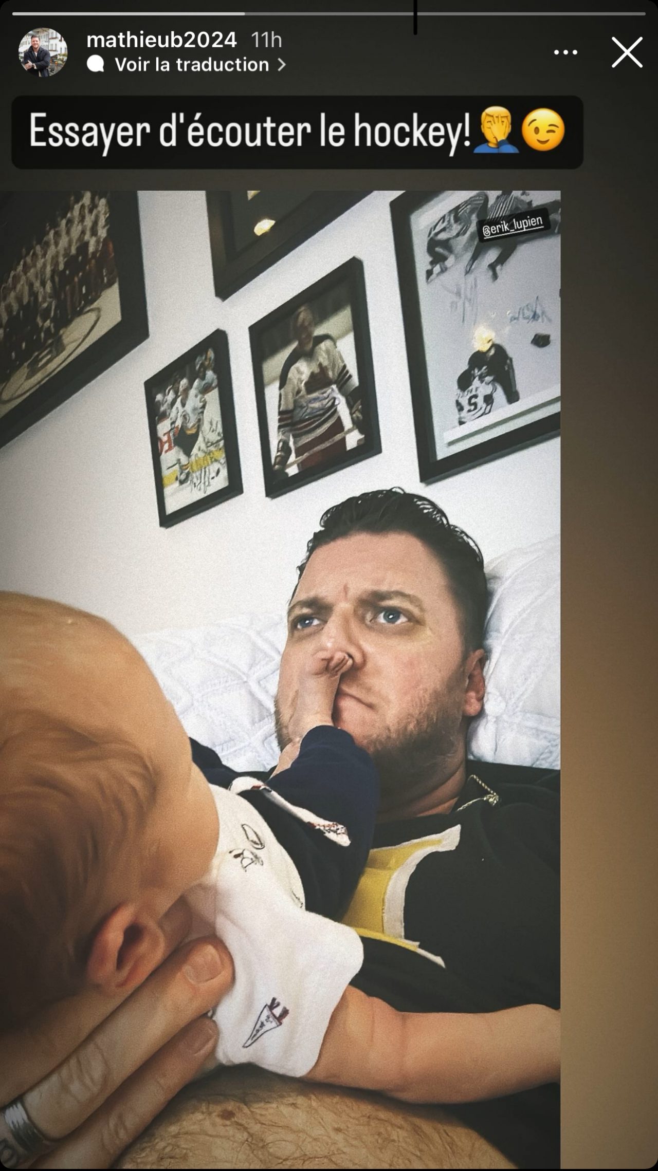 Mathieu Baron partage une première photo avec son fils et on craque!