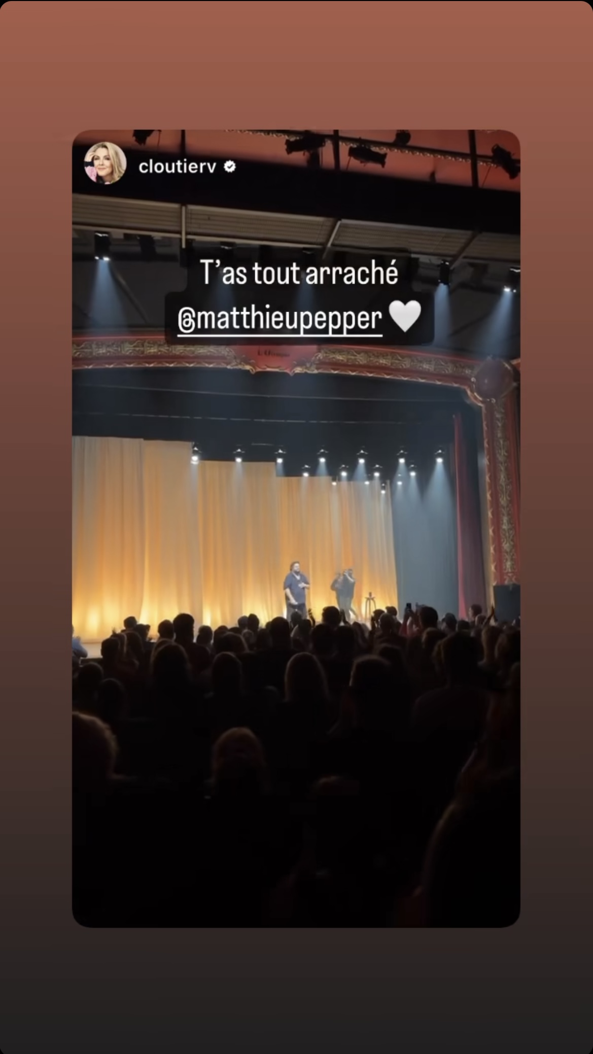 Matthieu Pepper fait sensation à la première de son one-man show