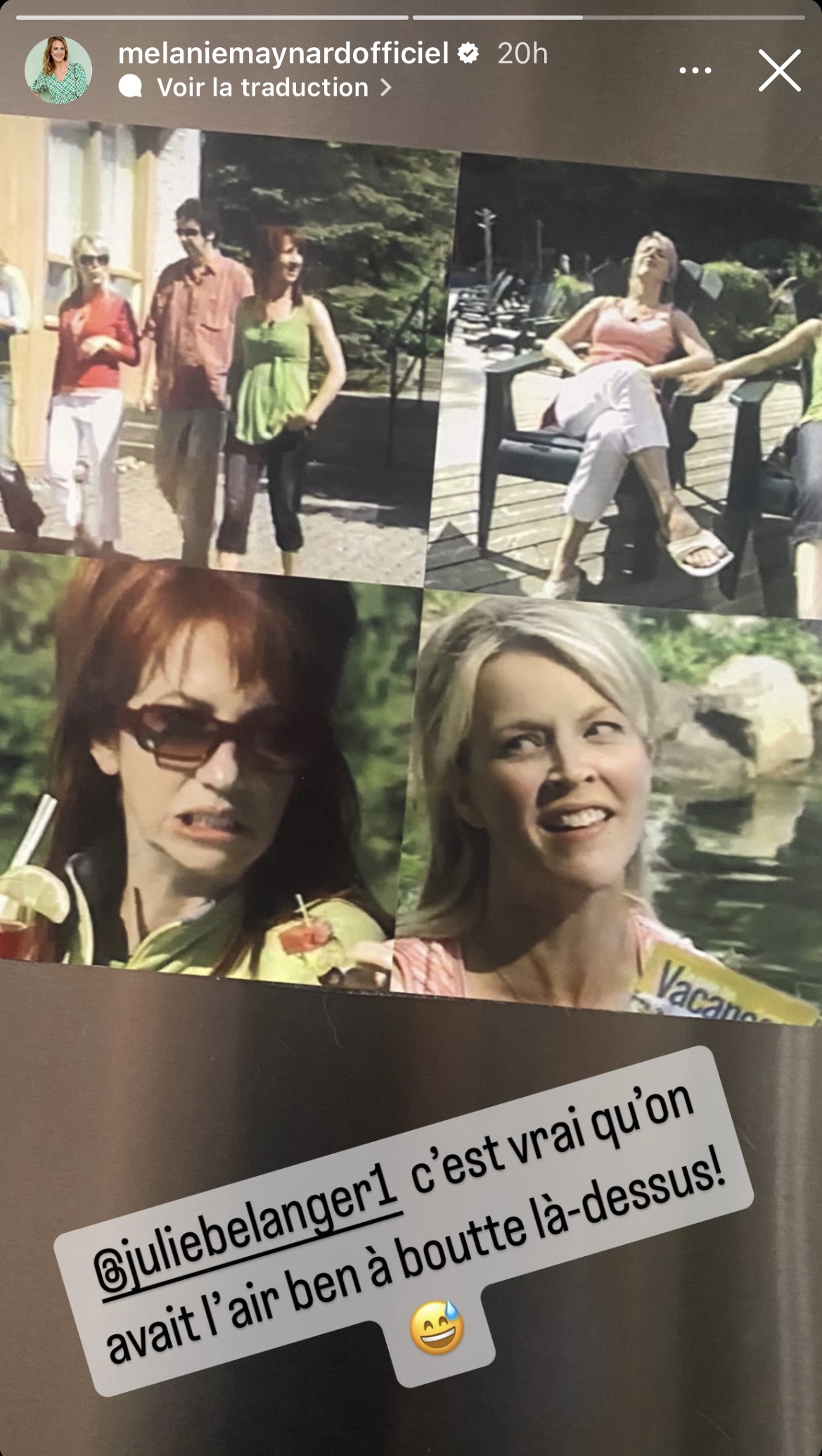 Des photos de Mélanie Maynard à Deux filles en vacances refont surface ...