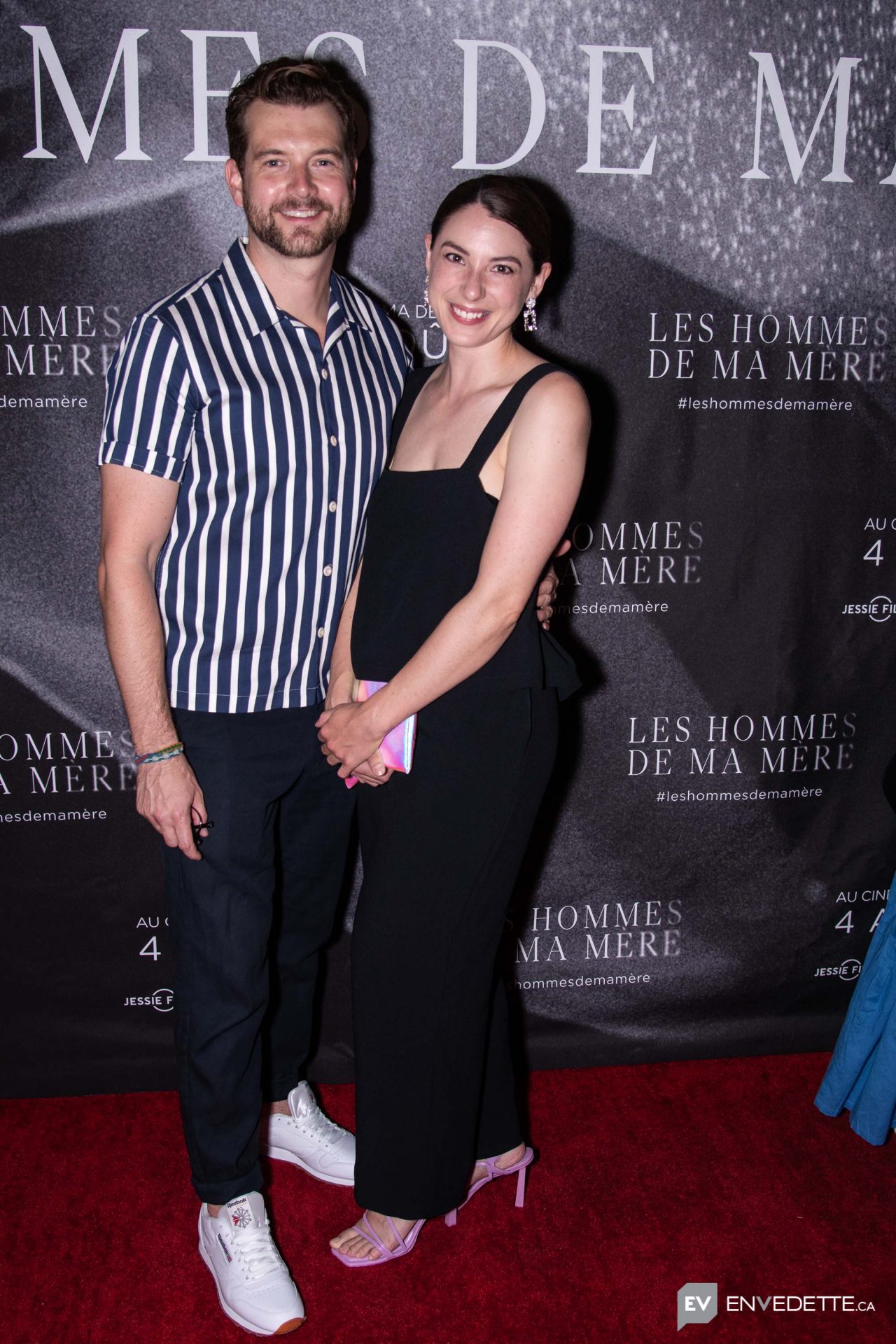 Mylène St-Sauveur et son chum brillent à la première du film d'Anik Jean