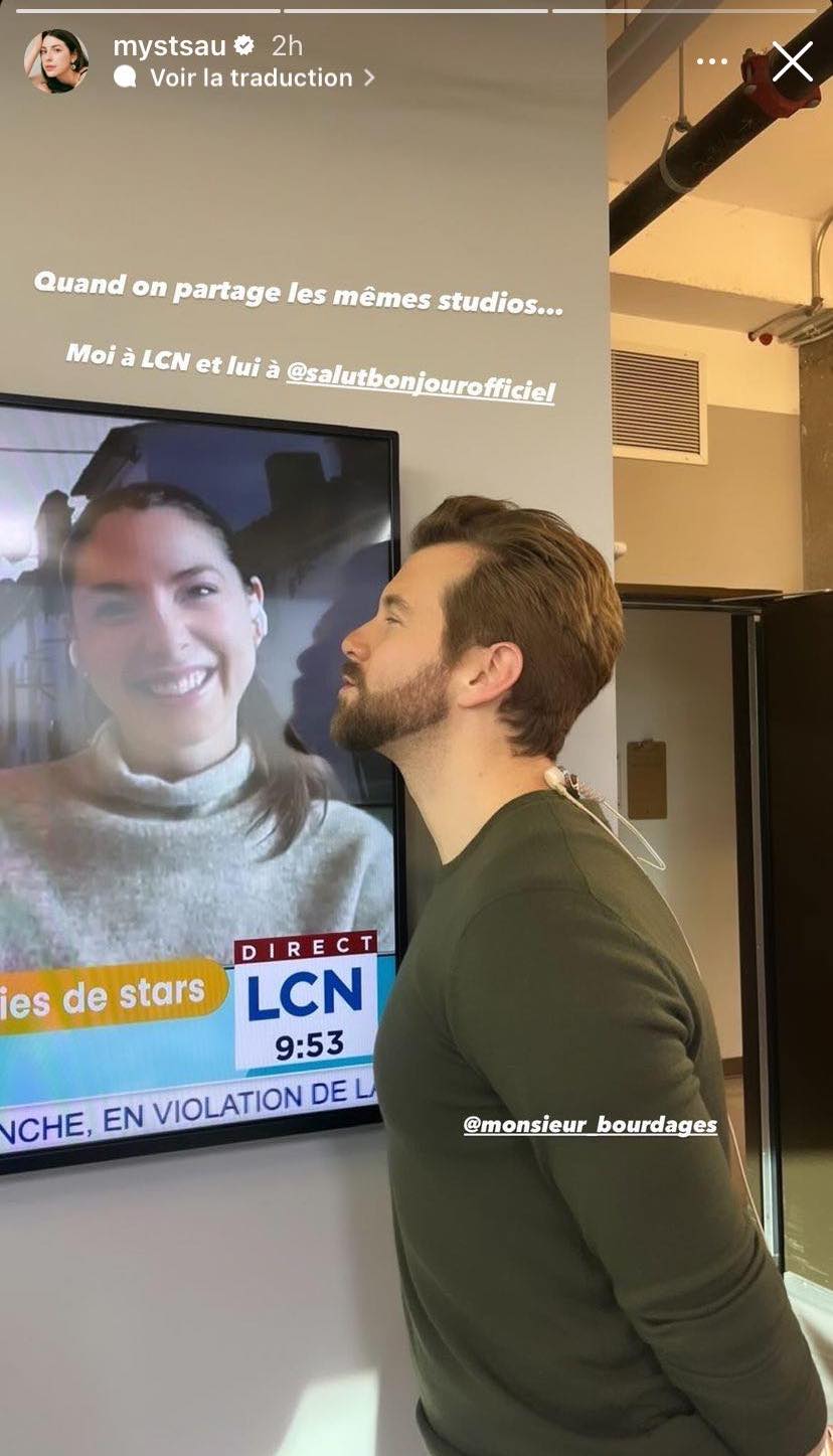 Il faut voir ce moment de tendresse en coulisses entre Mylène St ...