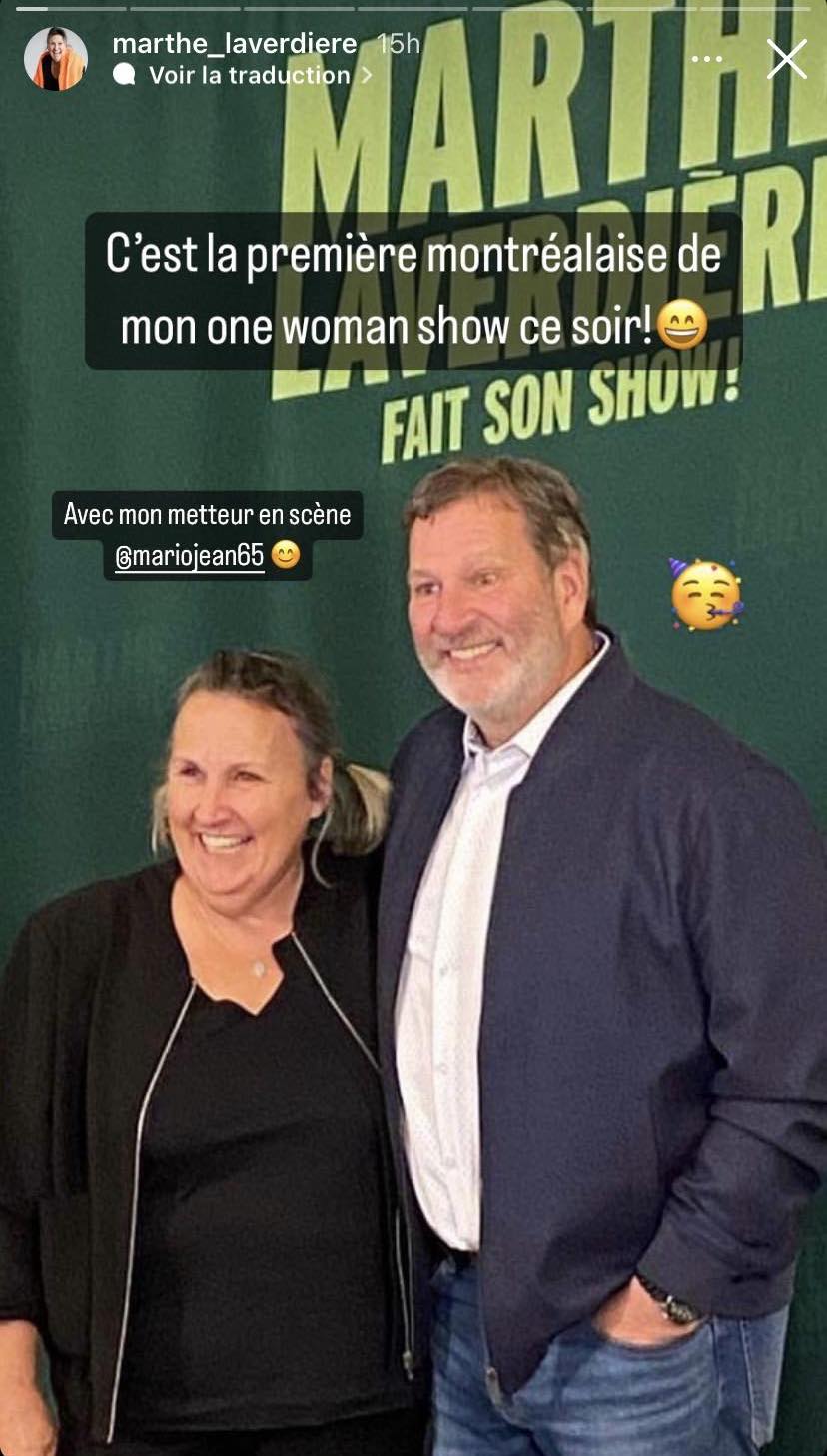 Nathalie Simard lance des fleurs à Marthe Laverdière: «Je l'aime d'amour!»