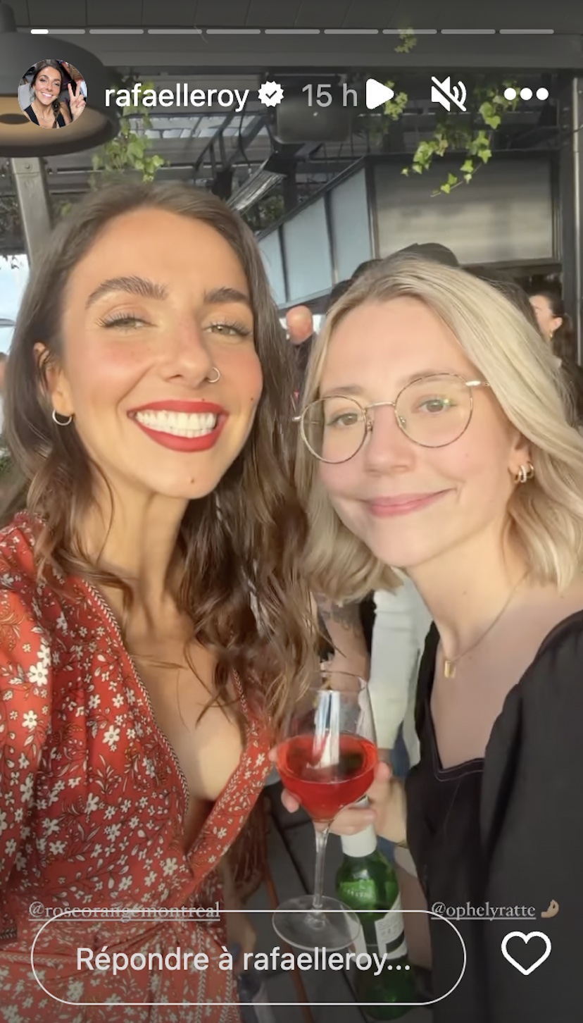 Rafaëlle Roy est éblouissante en robe rouge à décolleté vertigineux