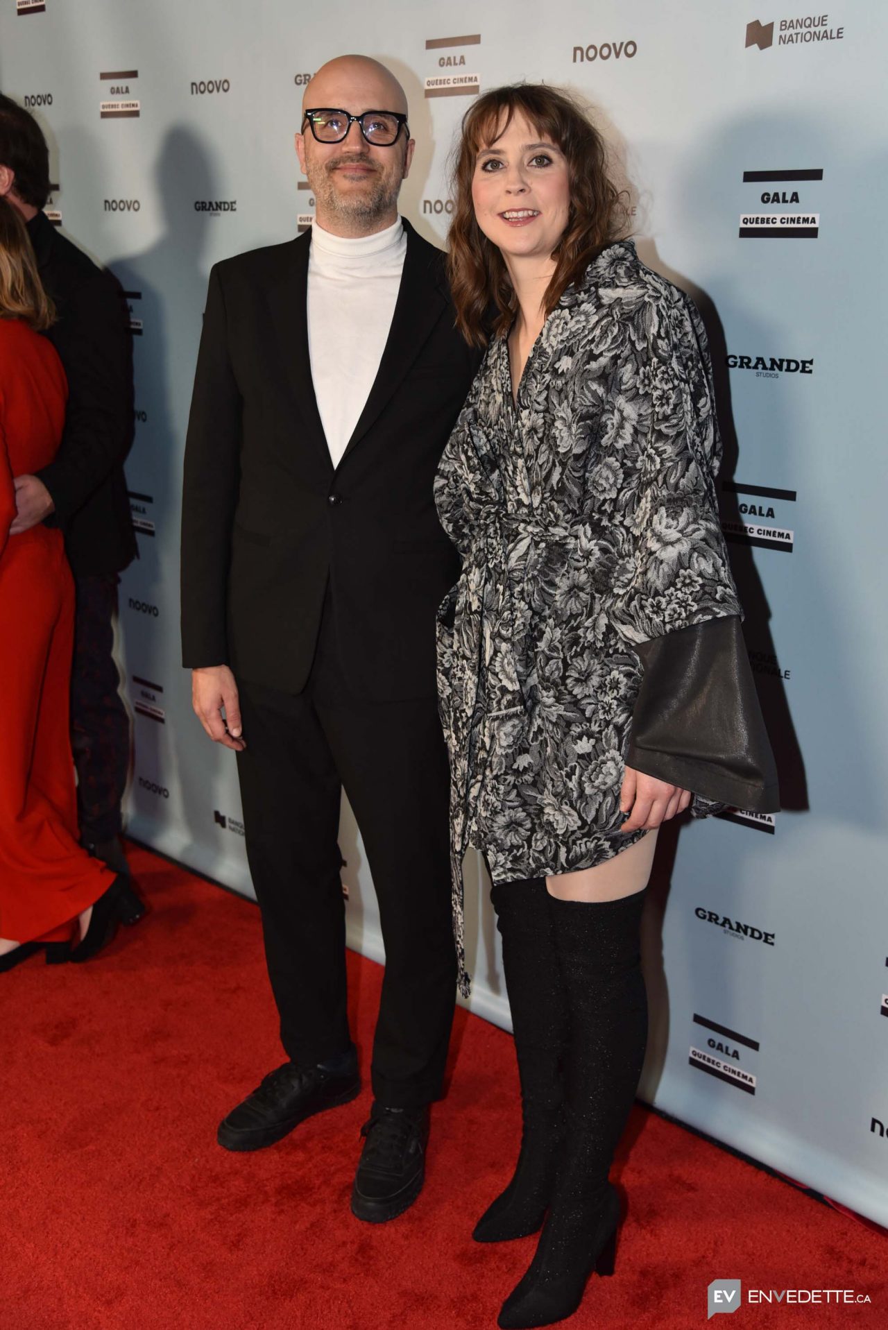 Rare photo de couple pour Ève Landry et son conjoint