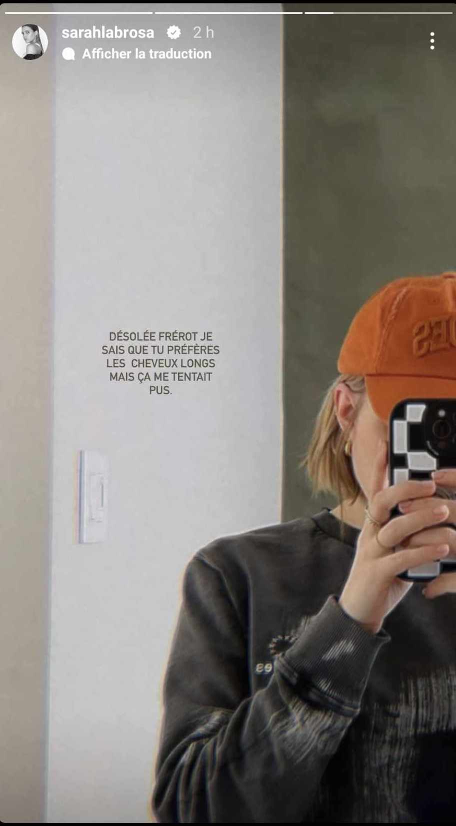 Sarah-Jeanne Labrosse s’offre une nouvelle coupe… très courte!