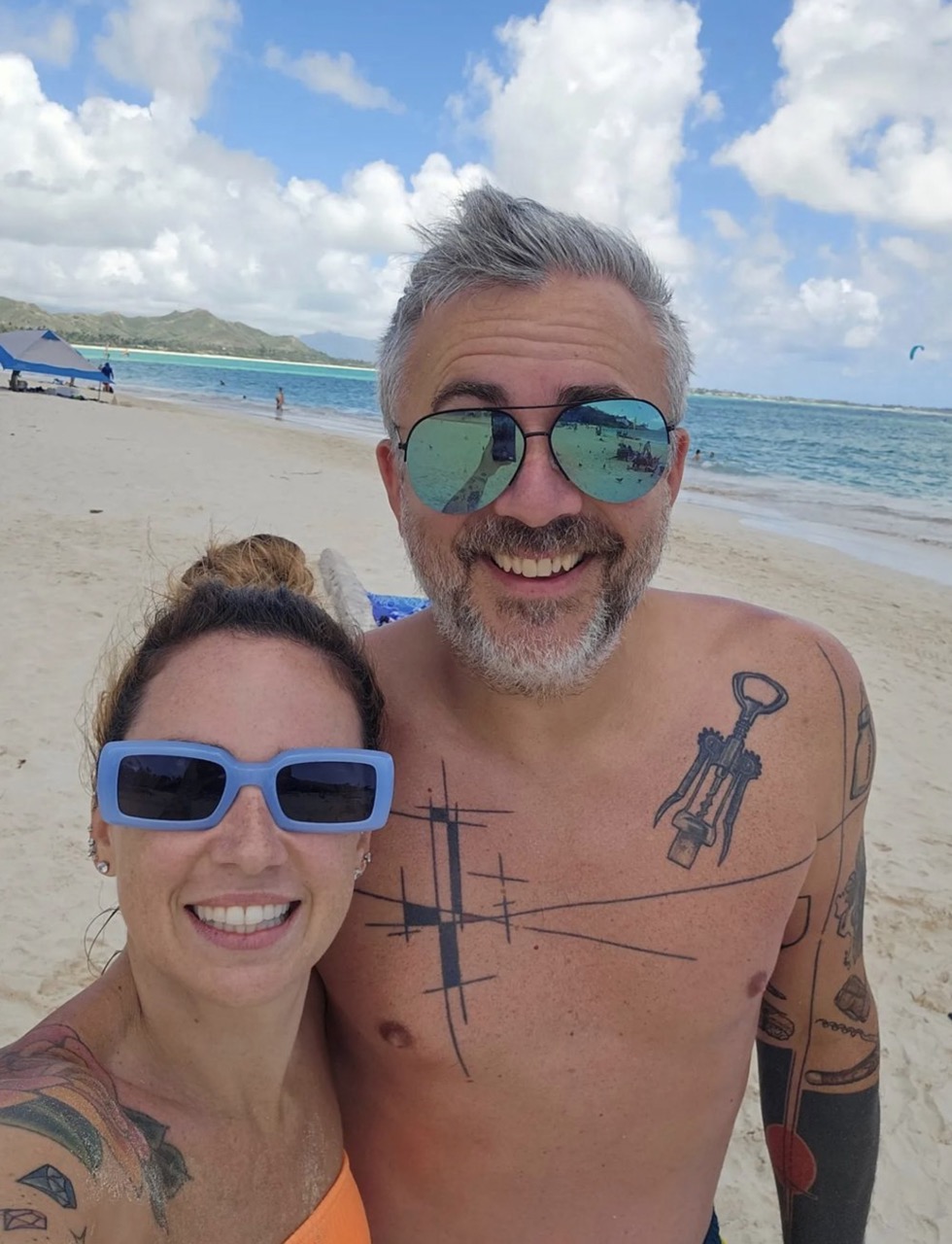 Valérie Roberts: Une merveilleuse photo de famille sur la plage de ...