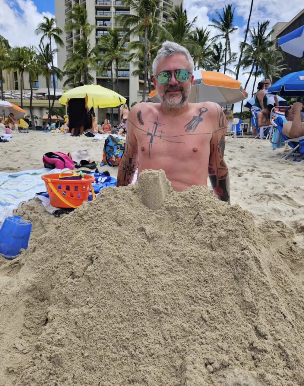 Valérie Roberts: Une merveilleuse photo de famille sur la plage de ...