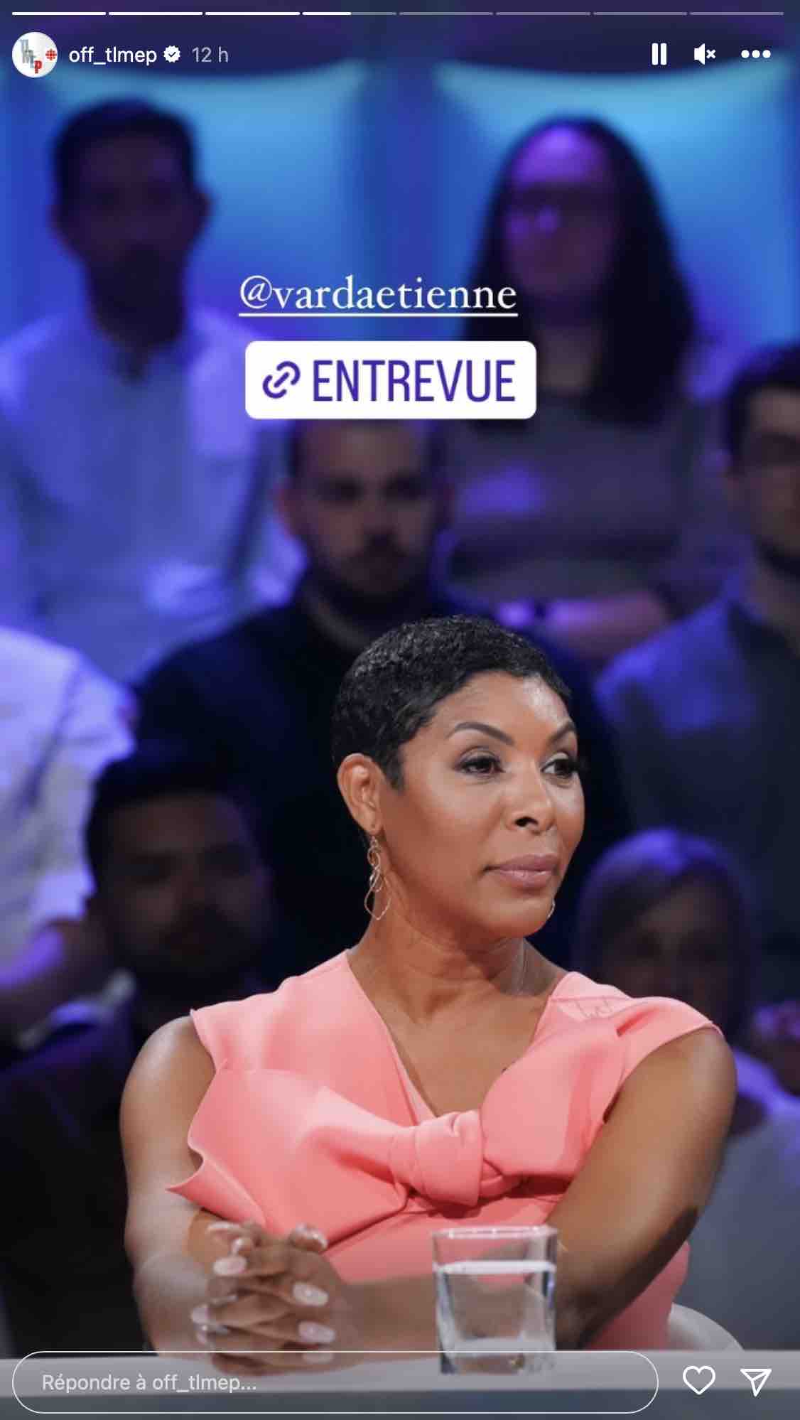 Varda Étienne était sensationnelle en robe moulante extravagante sur le plateau de Tout le monde ...