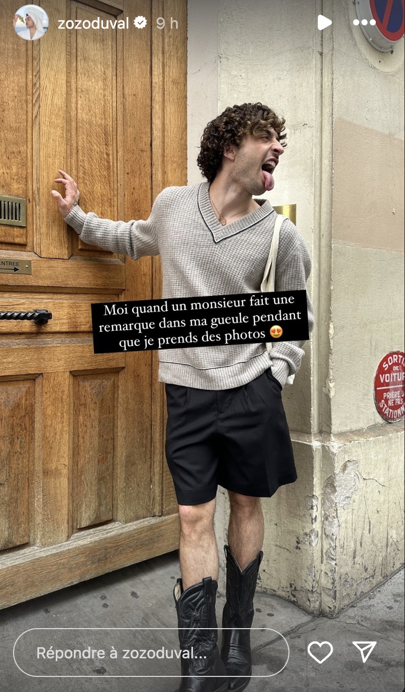 Zoé Duval se la coule douce à Paris avec son amoureux