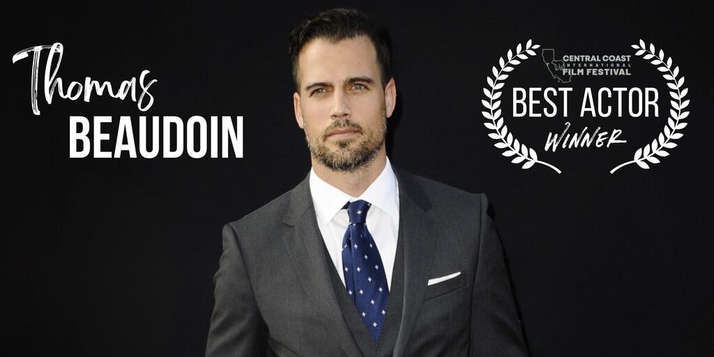 Thomas Beaudoin reçoit le prix du Meilleur acteur... en Californie!