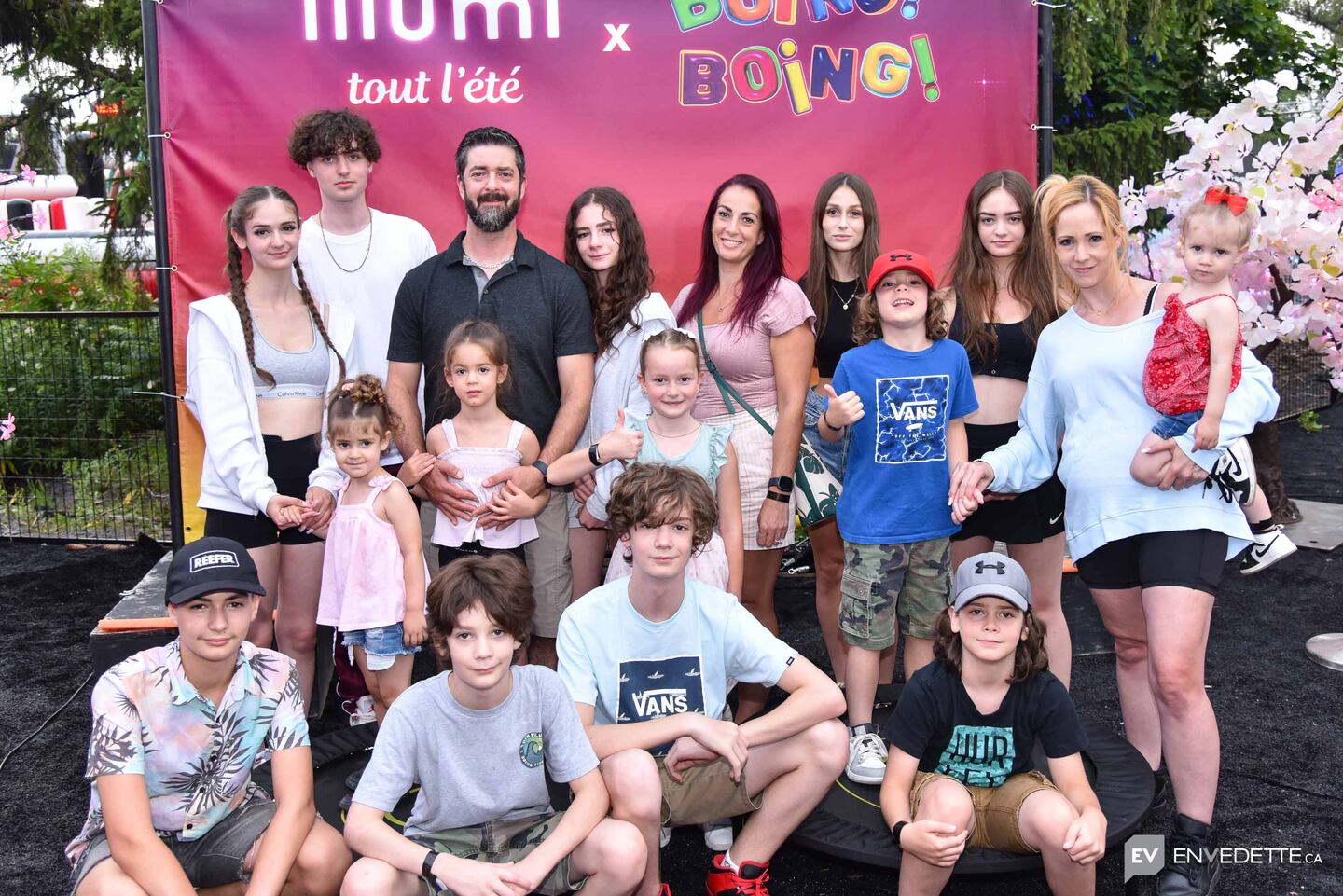 Photos: la famille Groulx célèbre TROIS baptêmes en même temps!