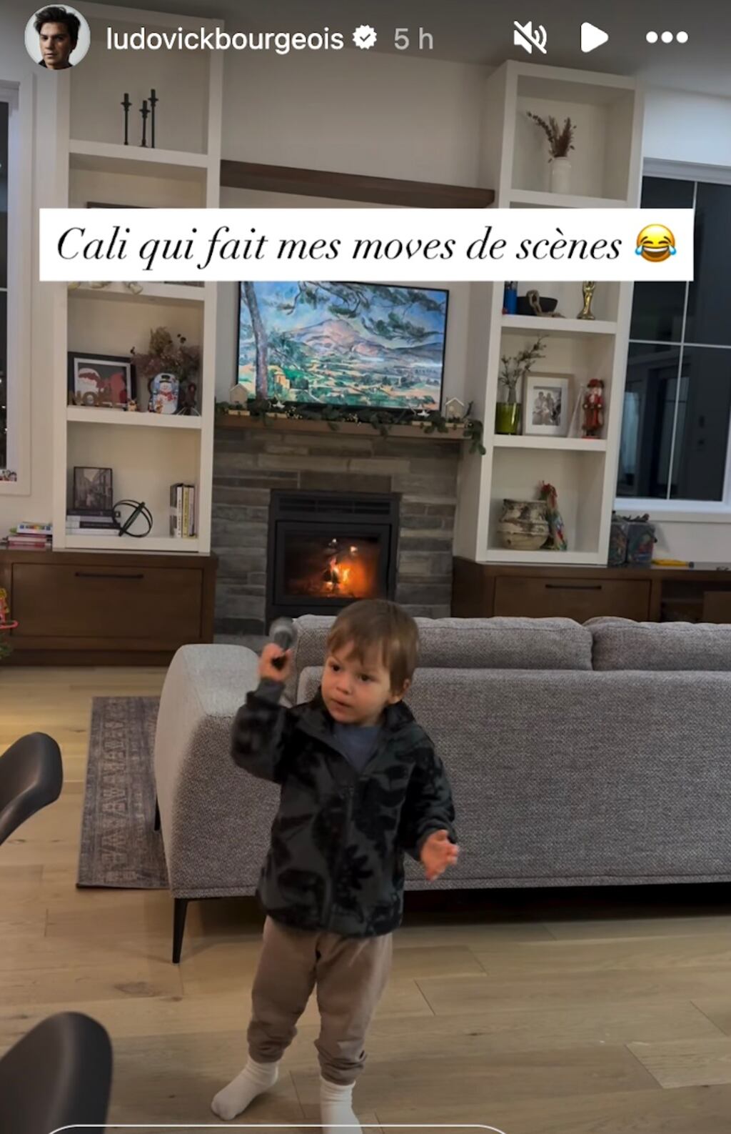Le fils de Ludovick Bourgeois imite son père sur scène et nous fait ...