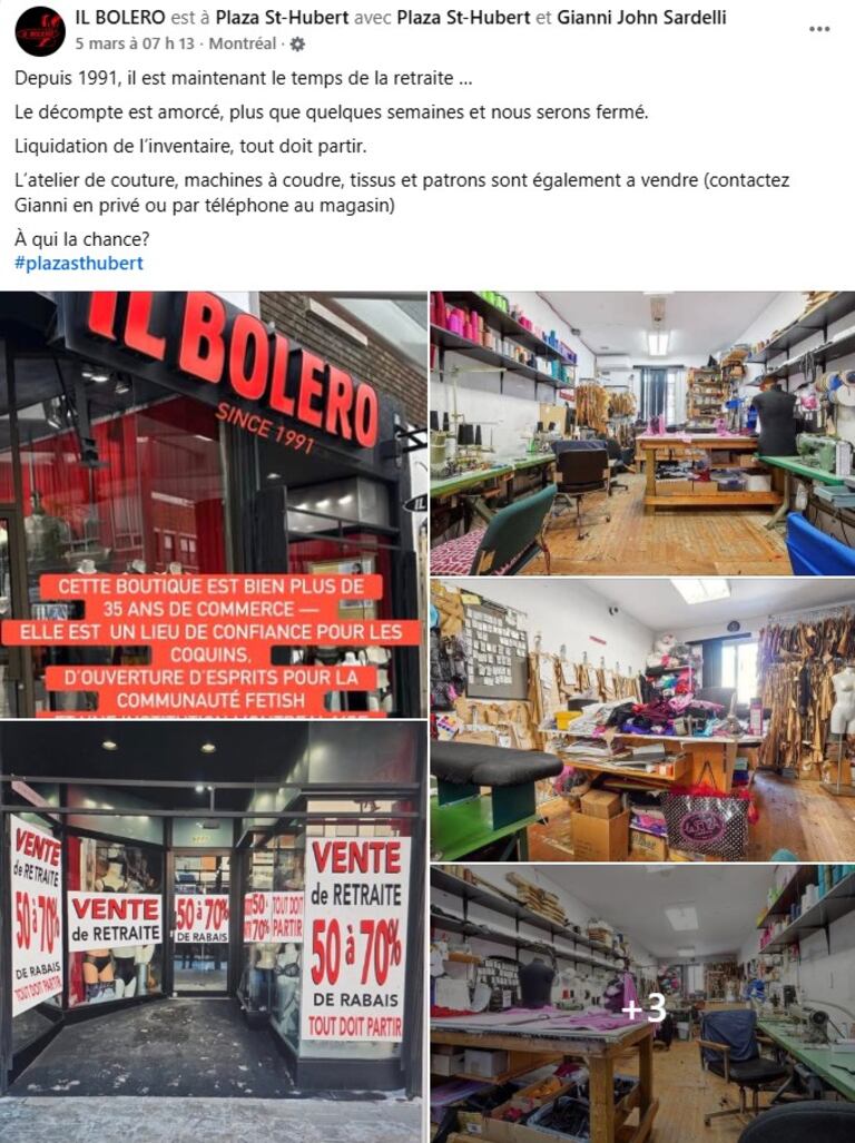 Après 35 ans, cette boutique d’accessoires sexys de la Plaza Saint ...