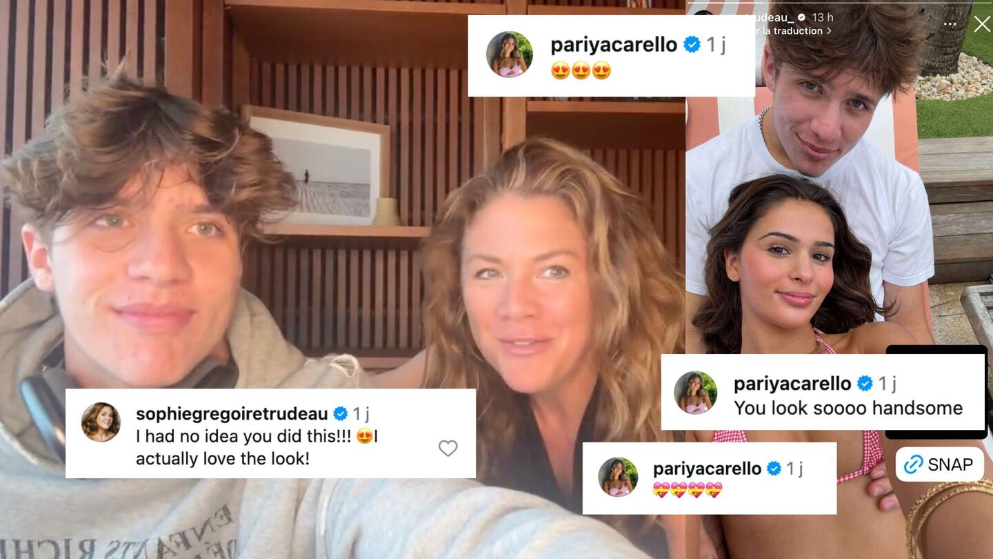 Xavier Trudeau surprend Sophie Gregoire-Tudeau avec une nouvelle photo