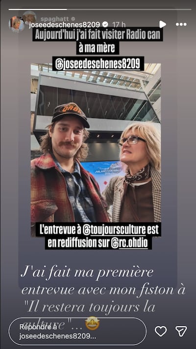 Josée Deschênes accorde une première entrevue avec son fils