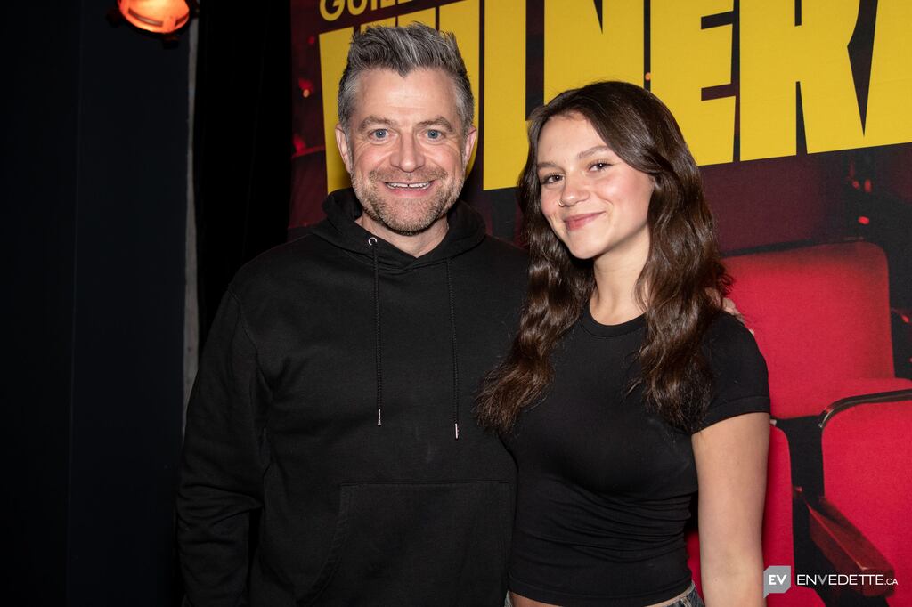 Premier tapis rouge pour Patrick Groulx et sa fille Raphaëlle