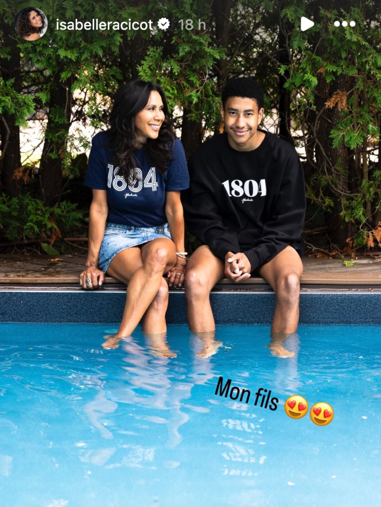Isabelle Racicot et son fils se transforment en mannequins