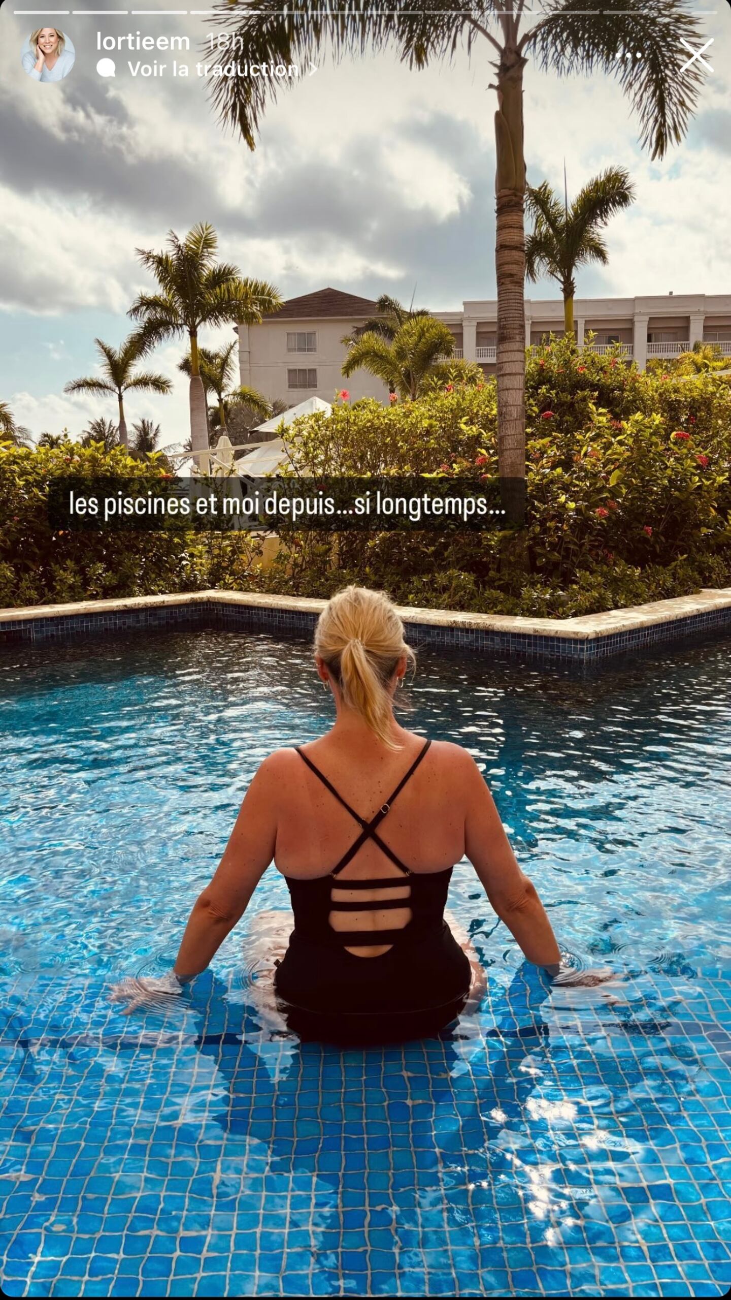 Pina colada et maillot turquoise: Ève-Marie Lortie vit le rêve en Jamaïque