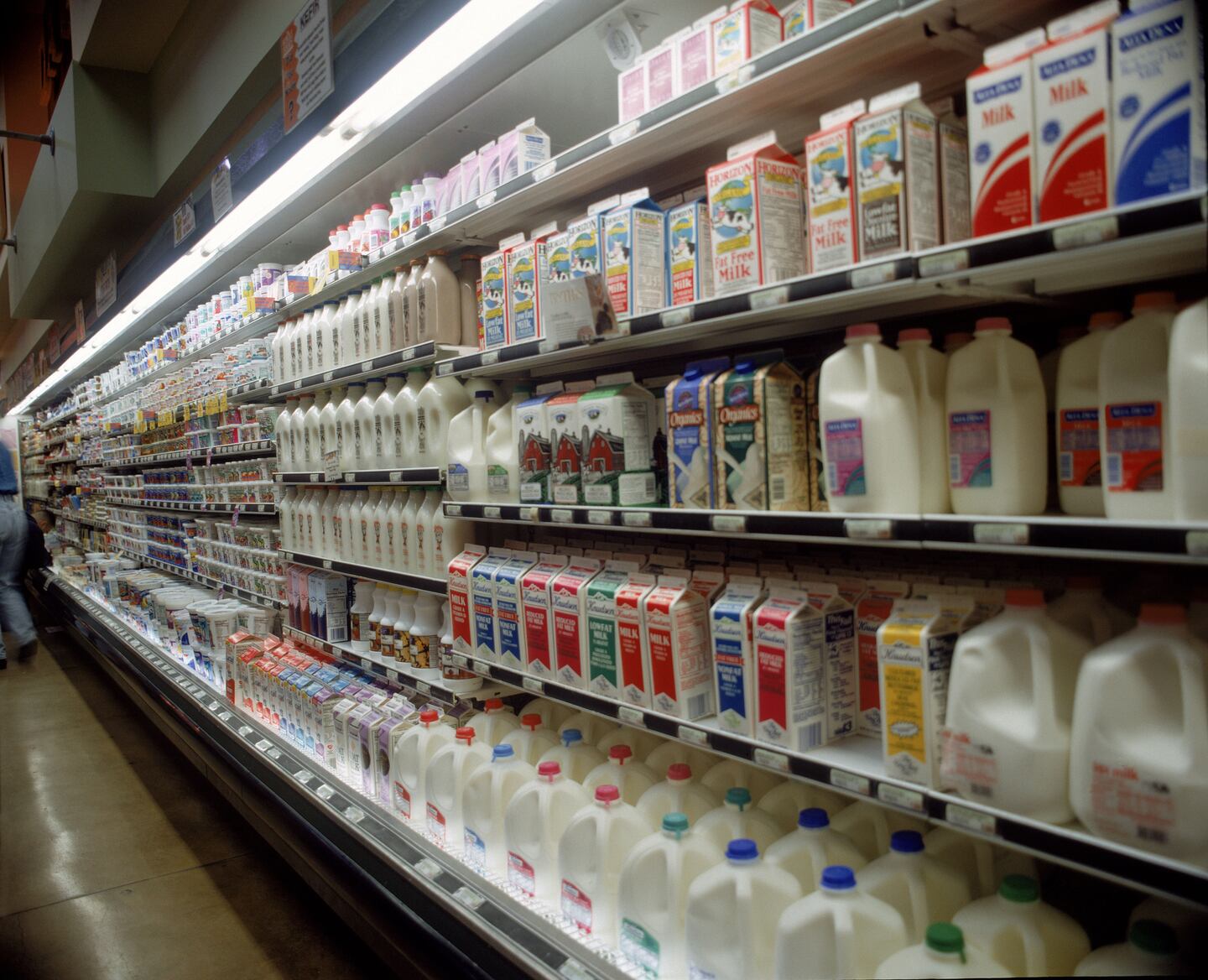 La fin pour les sacs de lait dans les épiceries?