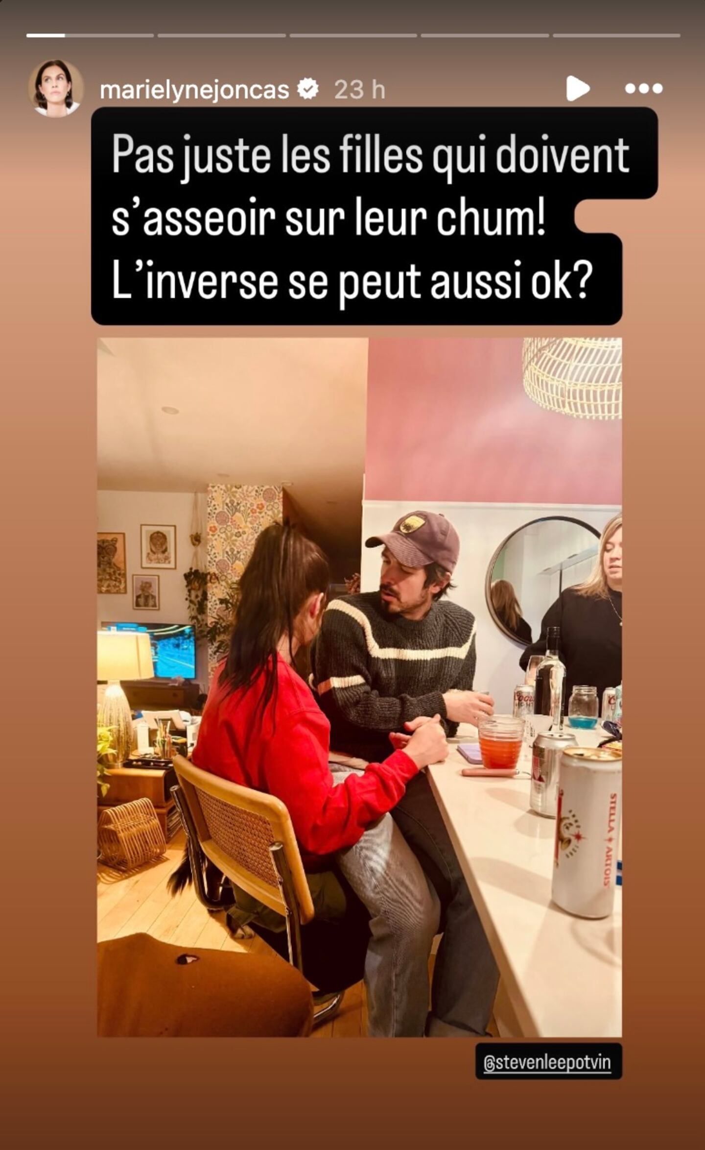 Marie-Lyne Joncas dévoile quand tout a commencé avec son chum comédien
