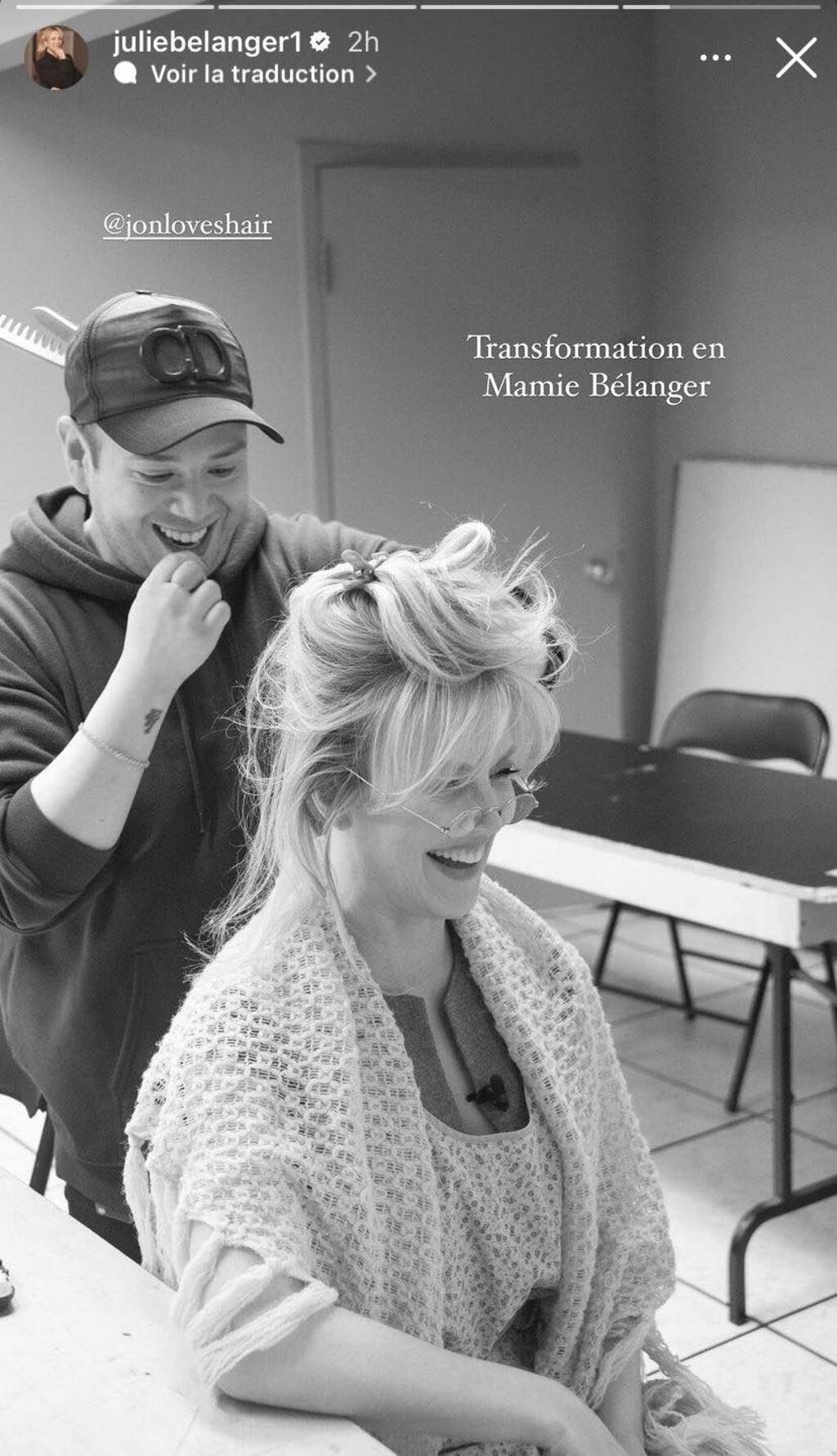 Julie Bélanger subira une transformation extrême