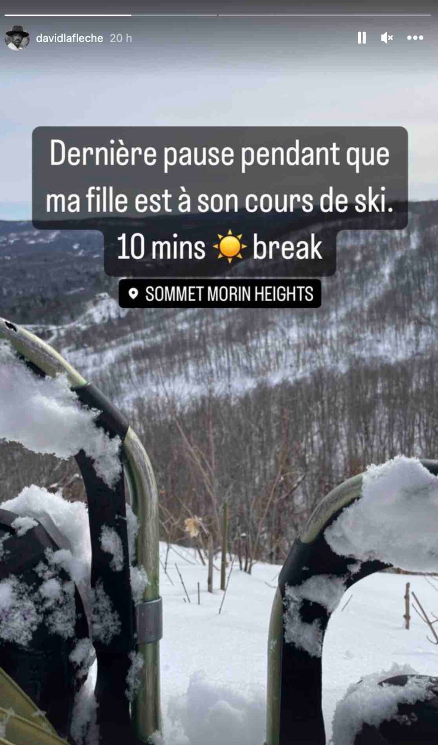 Photos: David Laflèche et sa petite Gigi ont profité du soleil sur les ...