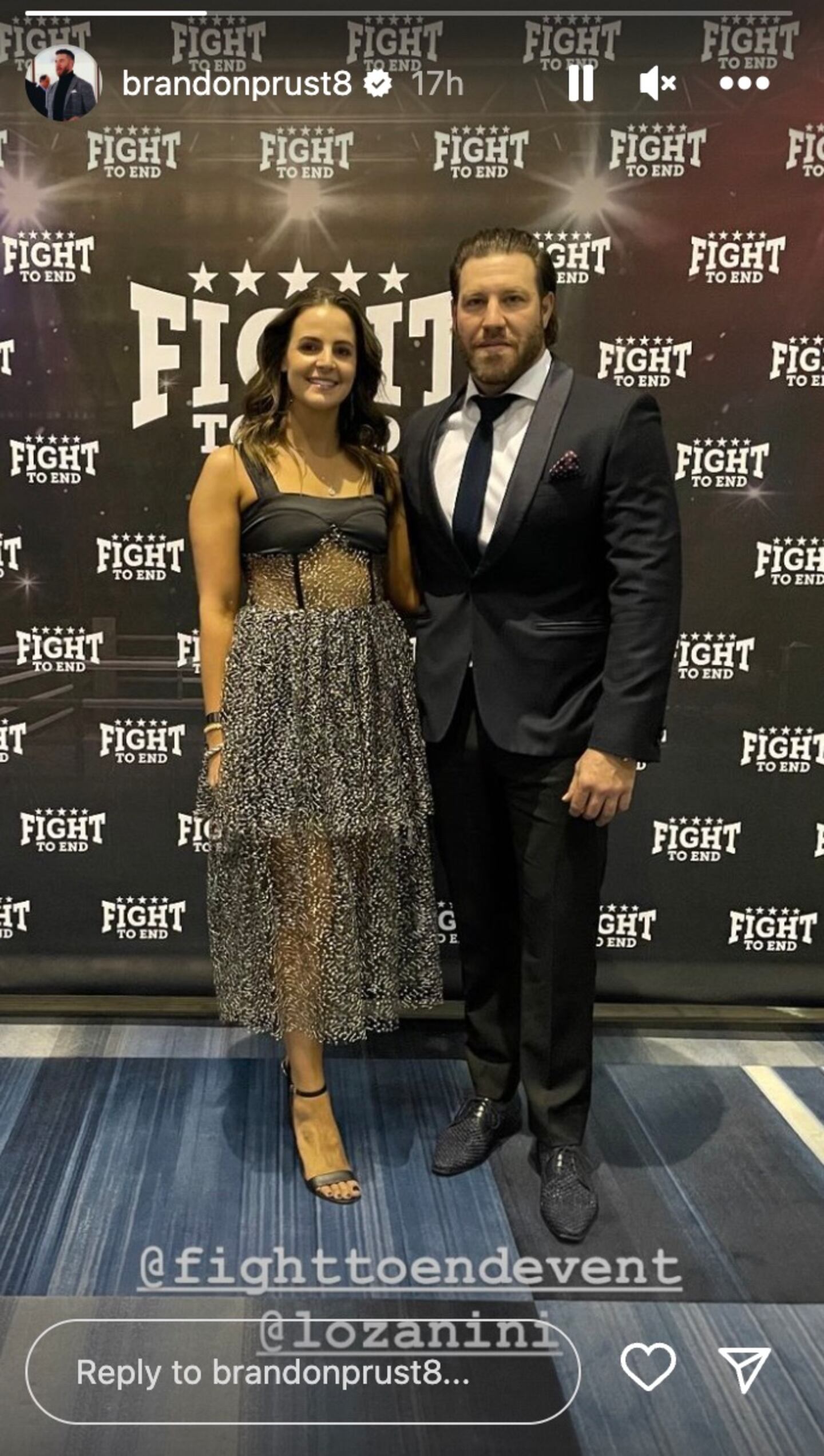 Brandon Prust et son amoureuse plus sexys que jamais sur le tapis rouge!