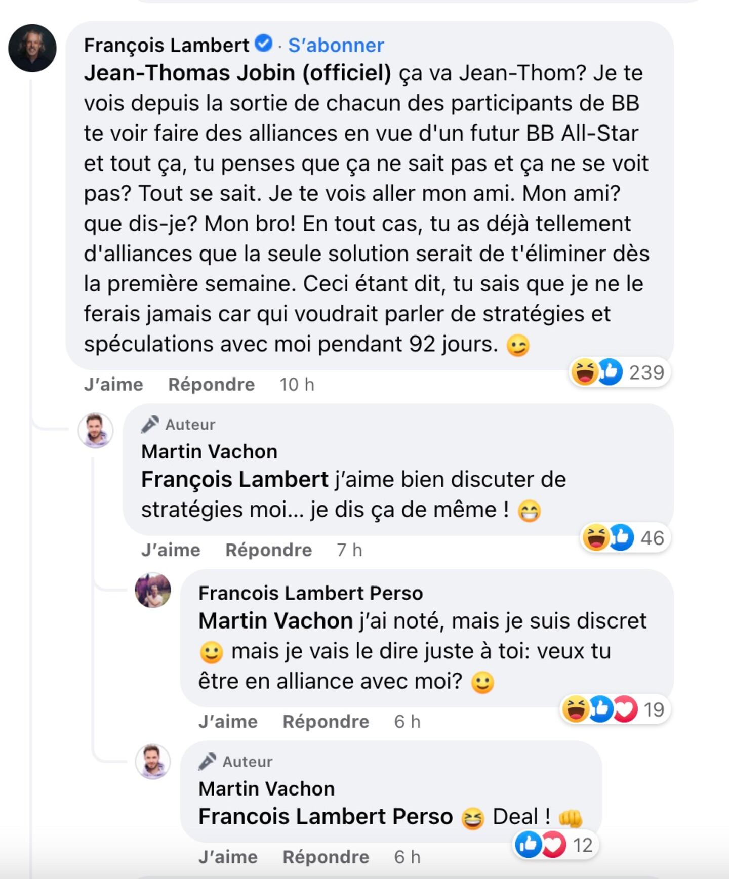 Big Brother Célébrités: une hilarante dérape signée Martin Vachon, Jean ...