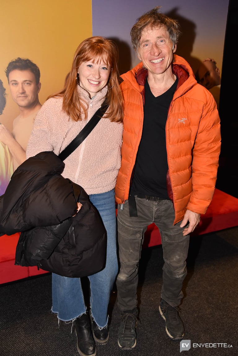 Emmanuel Bilodeau et sa fille Philomène illuminent le tapis rouge