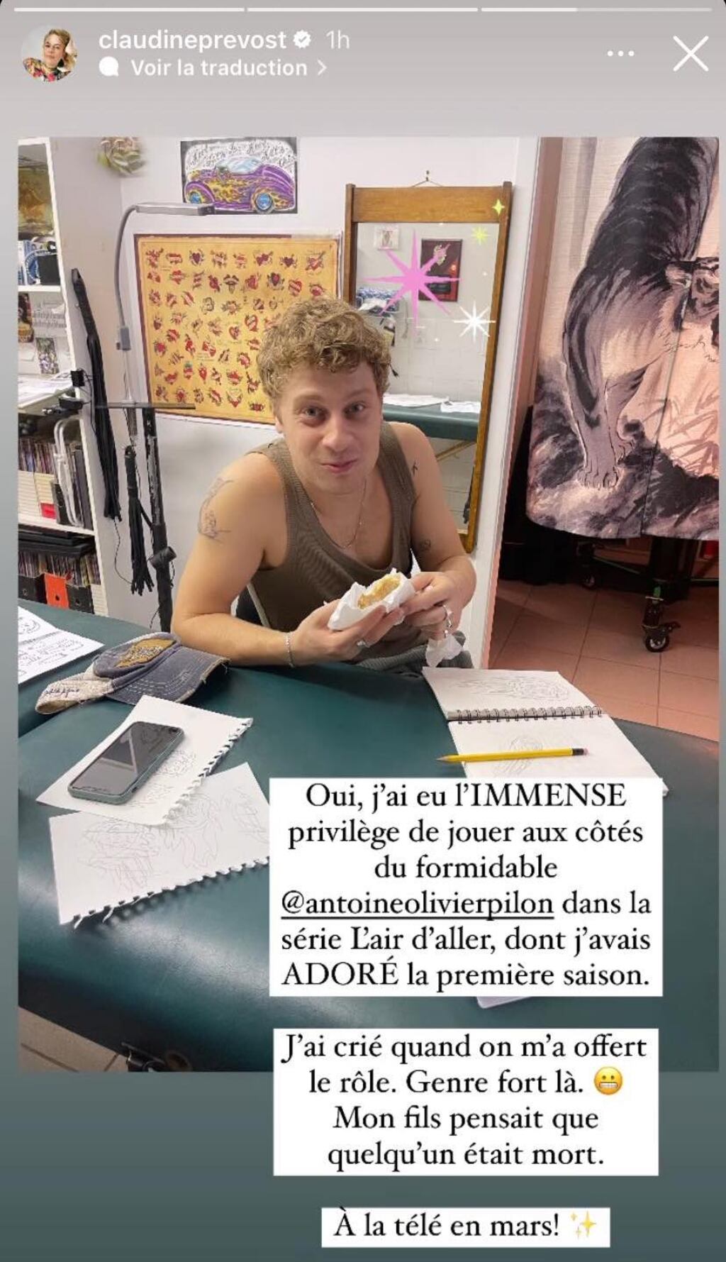 Grande nouvelle pour Claudine Prévost!