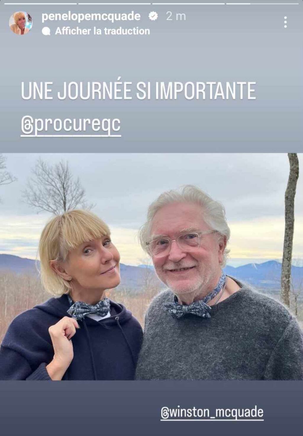 Rare photo père-fille pour Winston et Pénélope McQuade