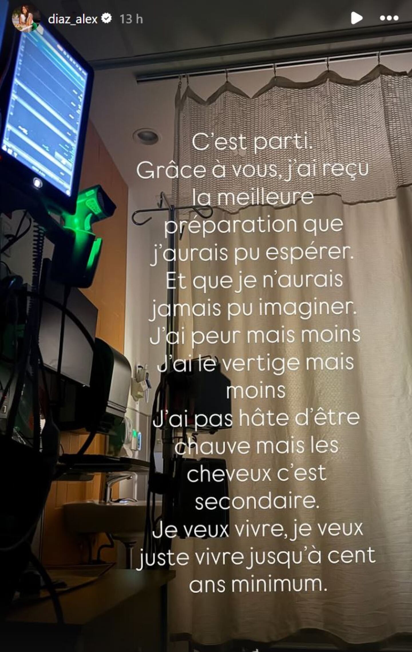 Après l’annonce de son cancer, Alexandra Diaz remercie le public pour ...