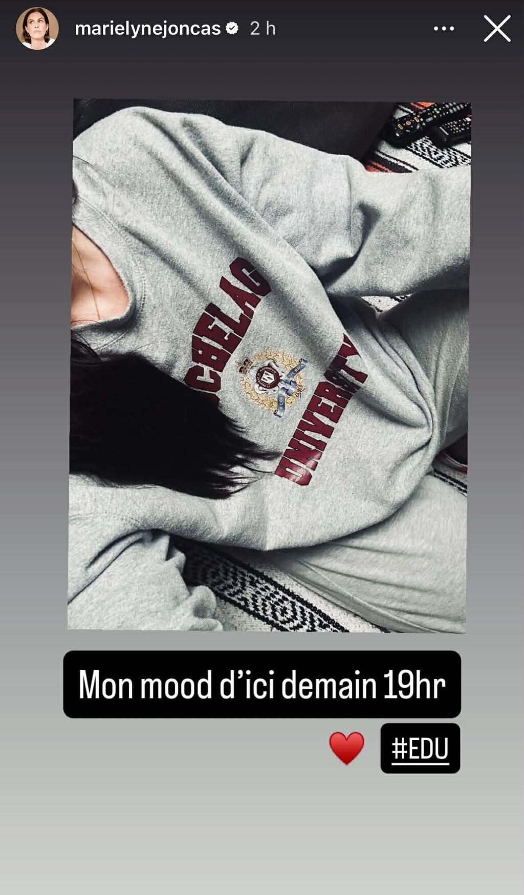 Voici ce que Marie-Lyne Joncas fait avant son En direct de l'univers