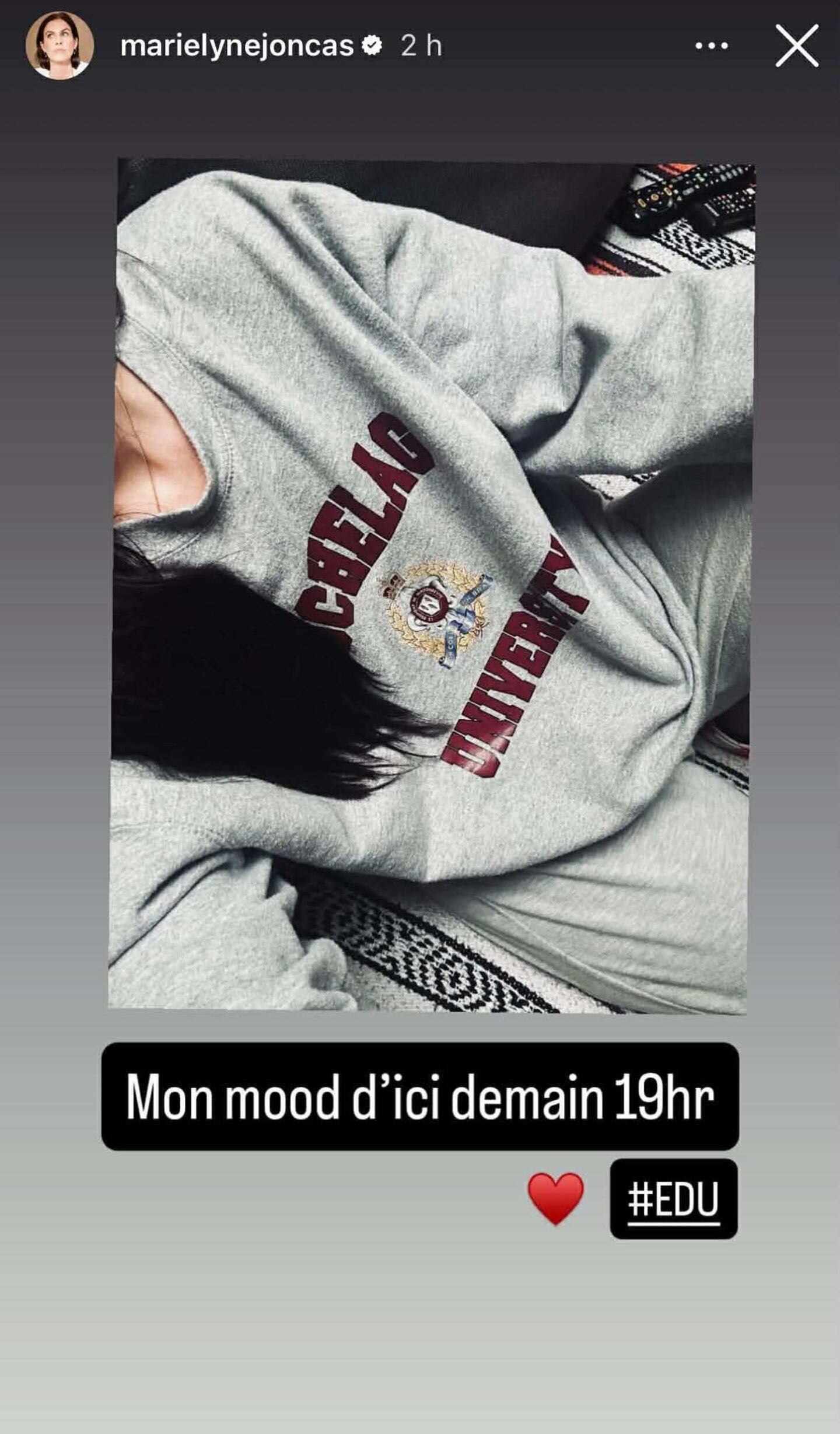 Voici ce que Marie-Lyne Joncas fait avant son En direct de l'univers