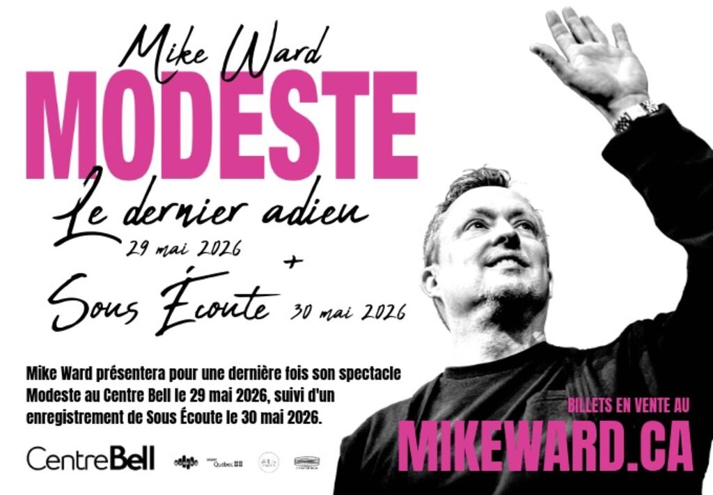 Mike Ward surprend ses fans et annonce un enterrement au Centre Bell